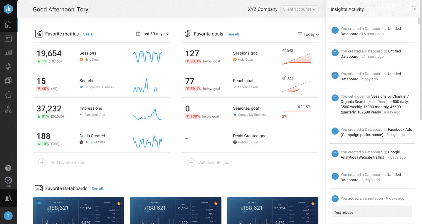 Guide: Using Google Analytics 4 with Databox